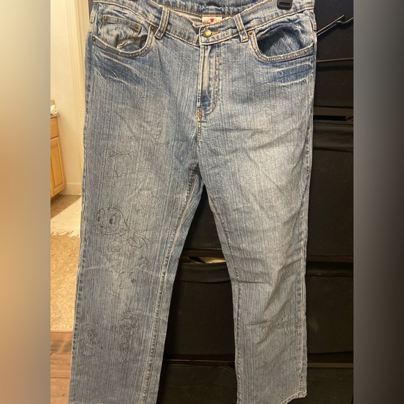 Disney | Jeans | Disney Store Vintage Jeans Disney Characters On The ...